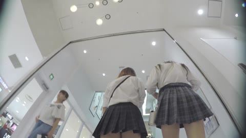 W生パンに興奮！夏休みJK 021 - JP UPSKIRT CLUB